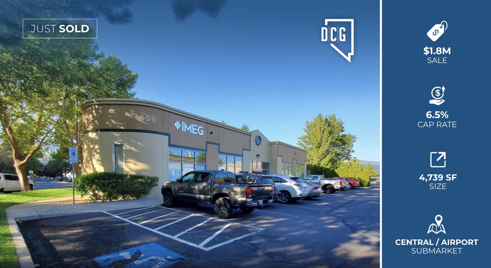 DCG Investment Team Represents Buyer in 4,739 SF Central/Airport Office ...